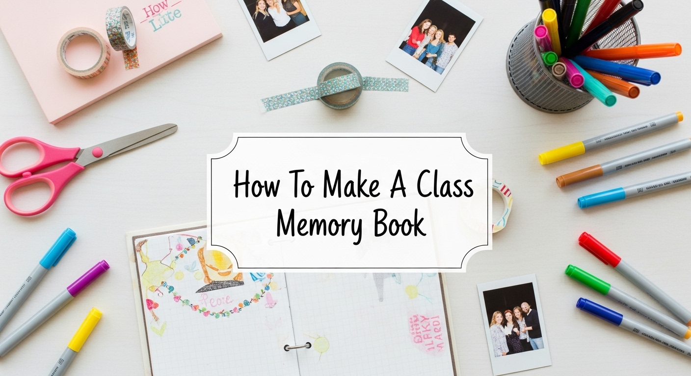 How To Make A Class Memory Book